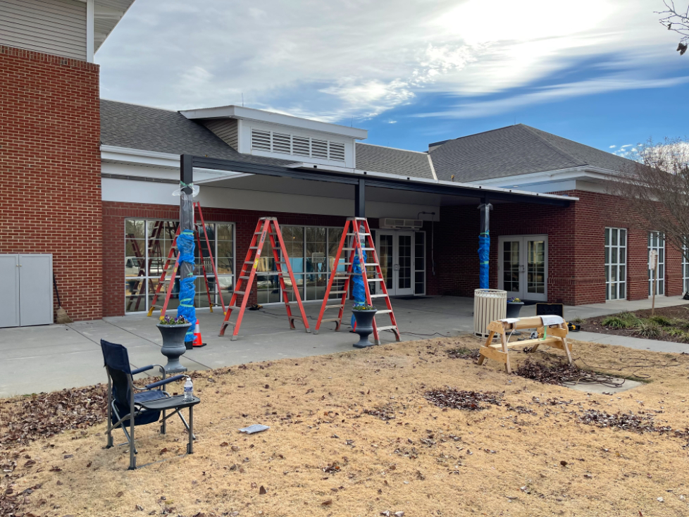Commercial Covered Porch Project in Burlington, NC | Sunroom ...