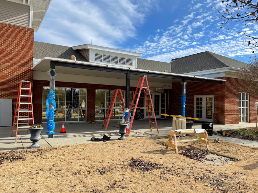 Commercial Covered Porch Project in Burlington, NC | Sunroom ...