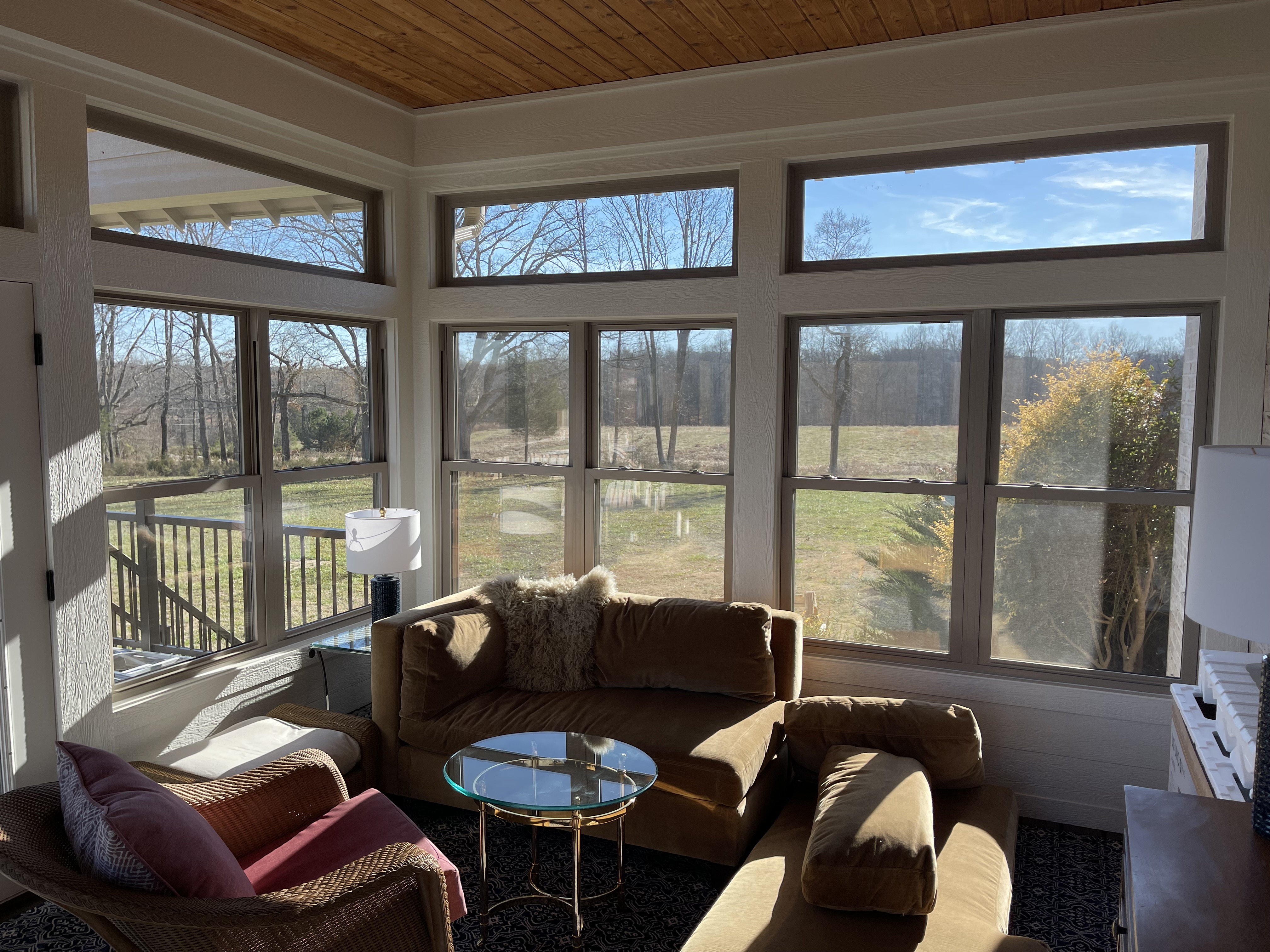 Converted Sunroom and Deck with Covered Porch Project in Summerfield, NC